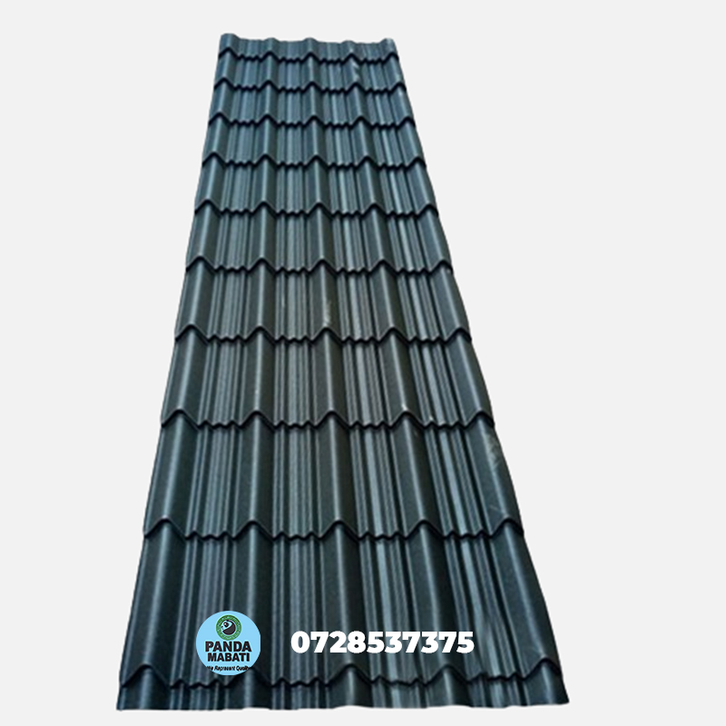 Glazed Tile C/Grey 28G Gloss - Panda Mabati Profiles