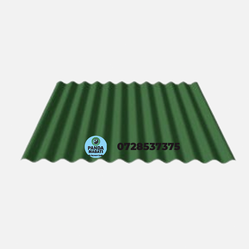 Corrugated Green Gloss 30G - Panda Mabati Profiles
